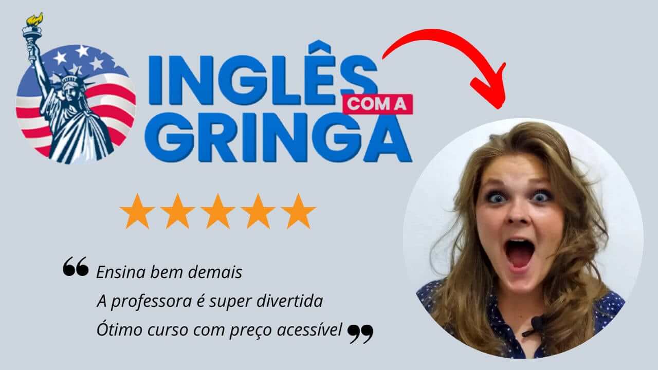 Curso Inglês com a Gringa - É Bom? Vale a Pena? - Hotmart Curso Inglês com a Gringa - É Bom? Vale a Pena? - Hotmart